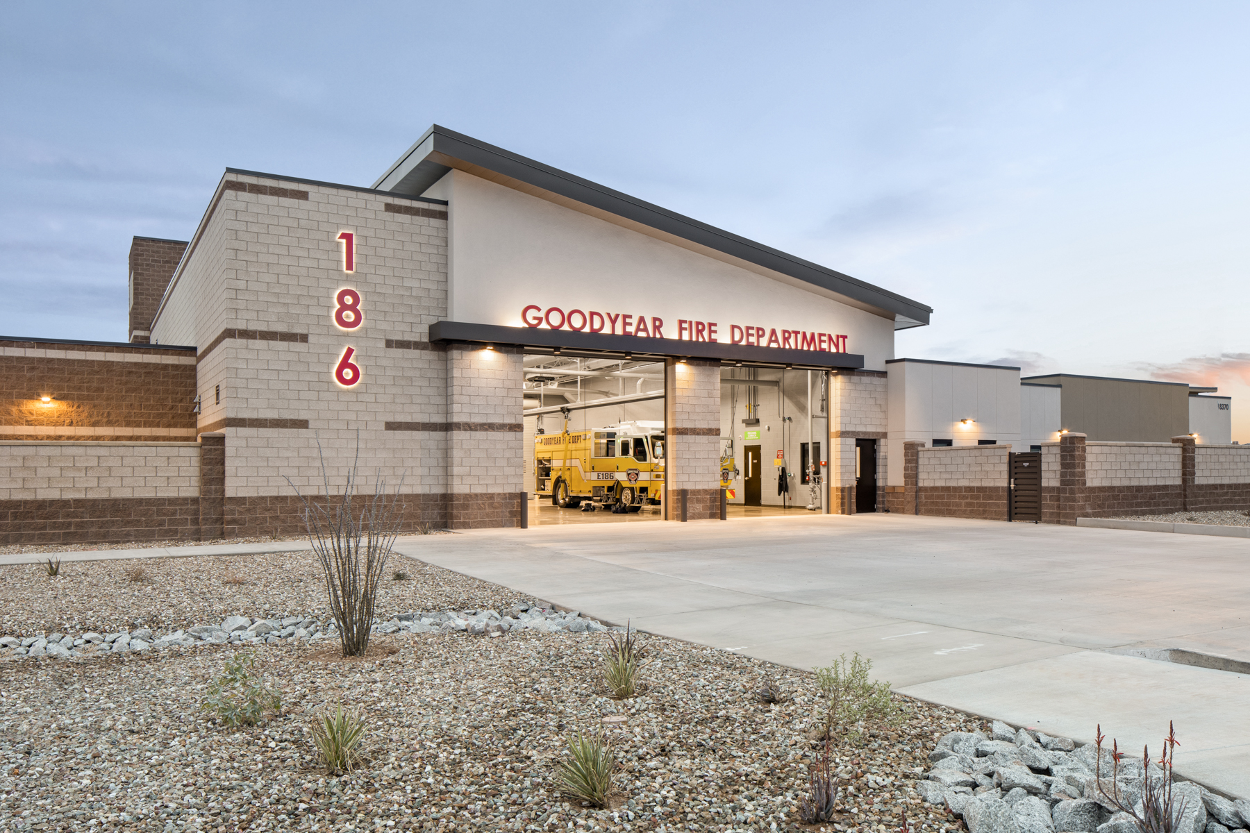 Design of Goodyear Fire Station No. 186 looks to improve fire fighter ...